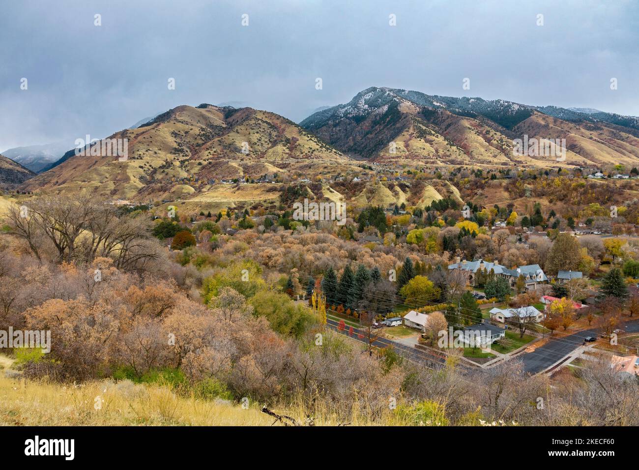 Fall in the Bear River Mountains, the northern part of the Wasatch ...