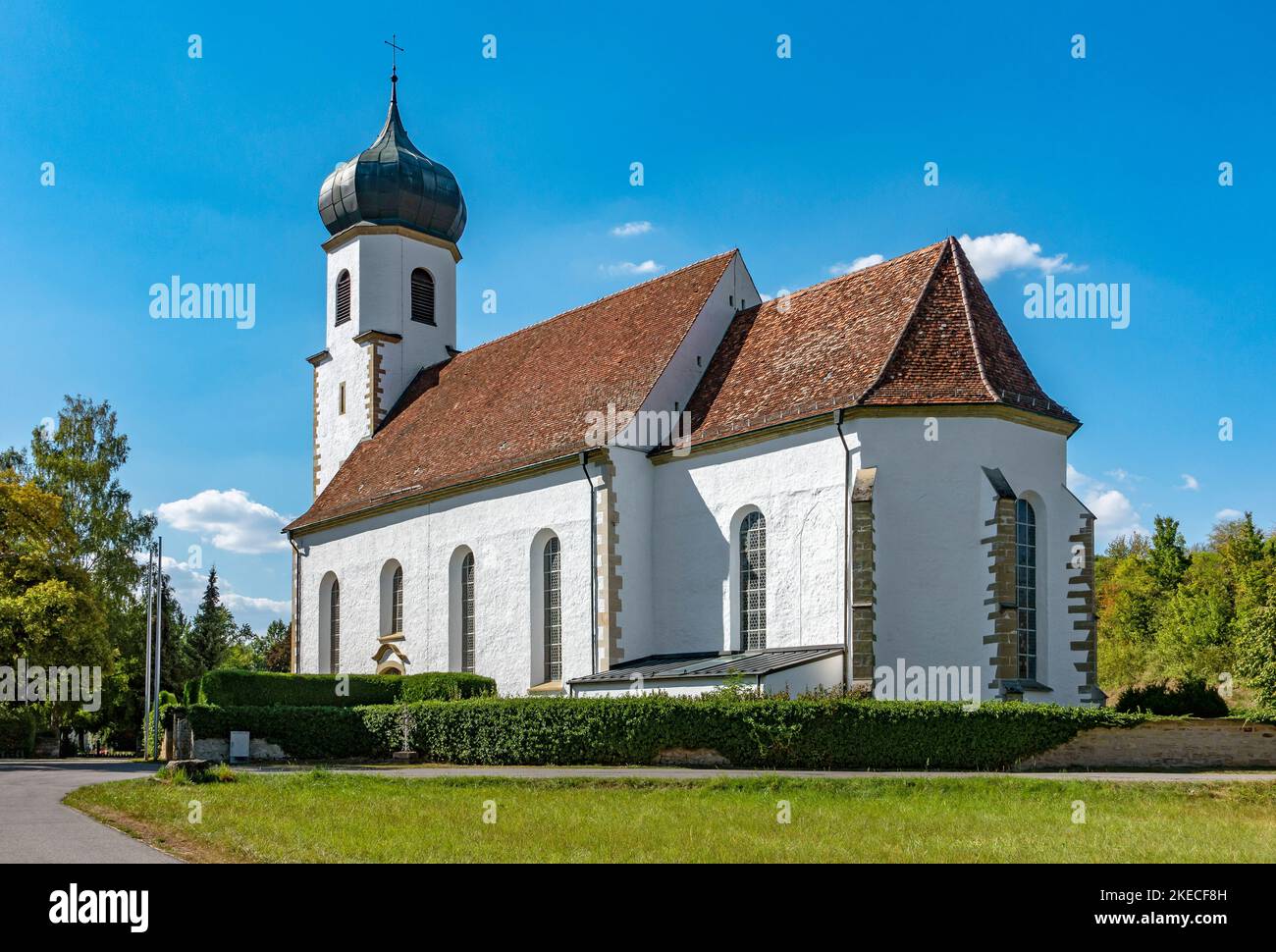 The choir and tower of the church of St. Stephen, the so-called 'castle ...