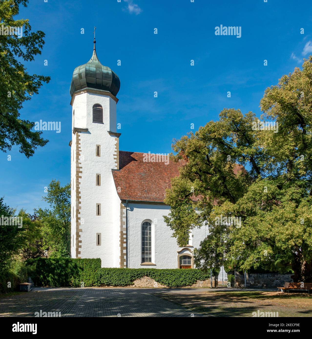 The choir and tower of the church of St. Stephen, the so-called 'castle ...
