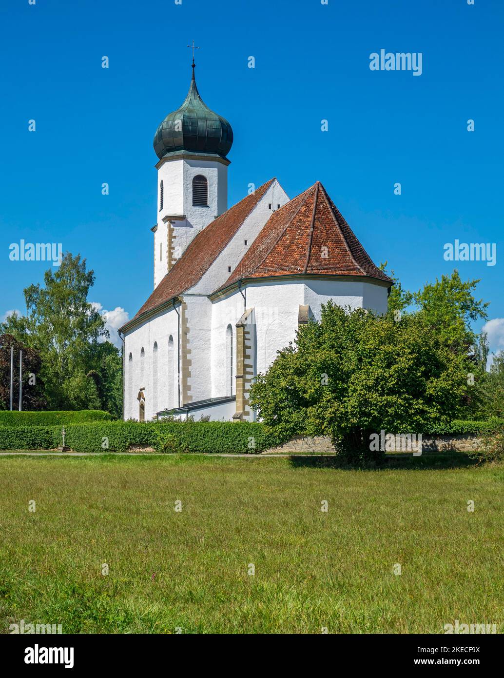 The choir and tower of the church of St. Stephen, the so-called 'castle ...