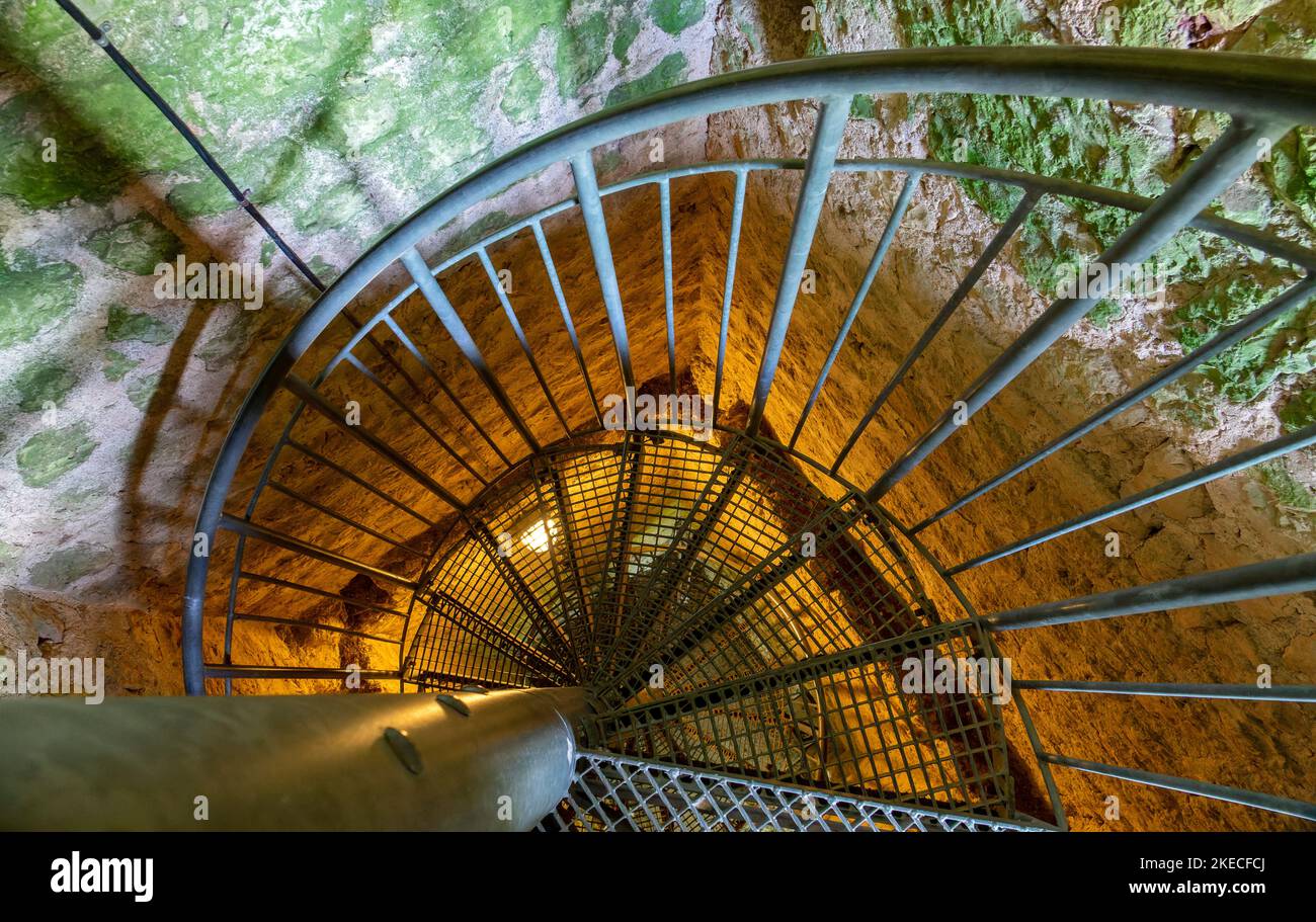 The Reichenstein ruins are located on a small spur on the right edge of ...