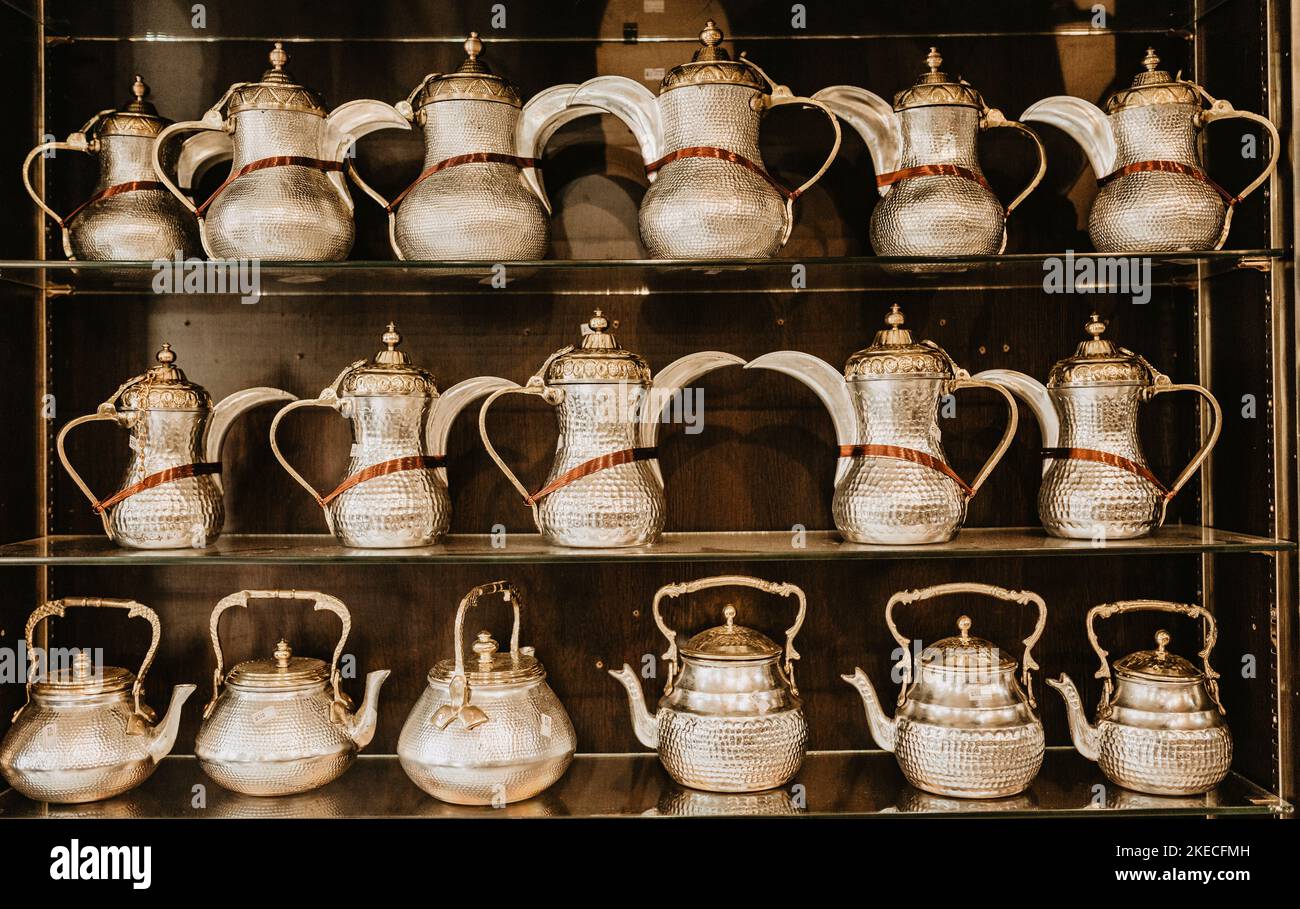 Saudi coffee pot hi-res stock photography and images - Alamy