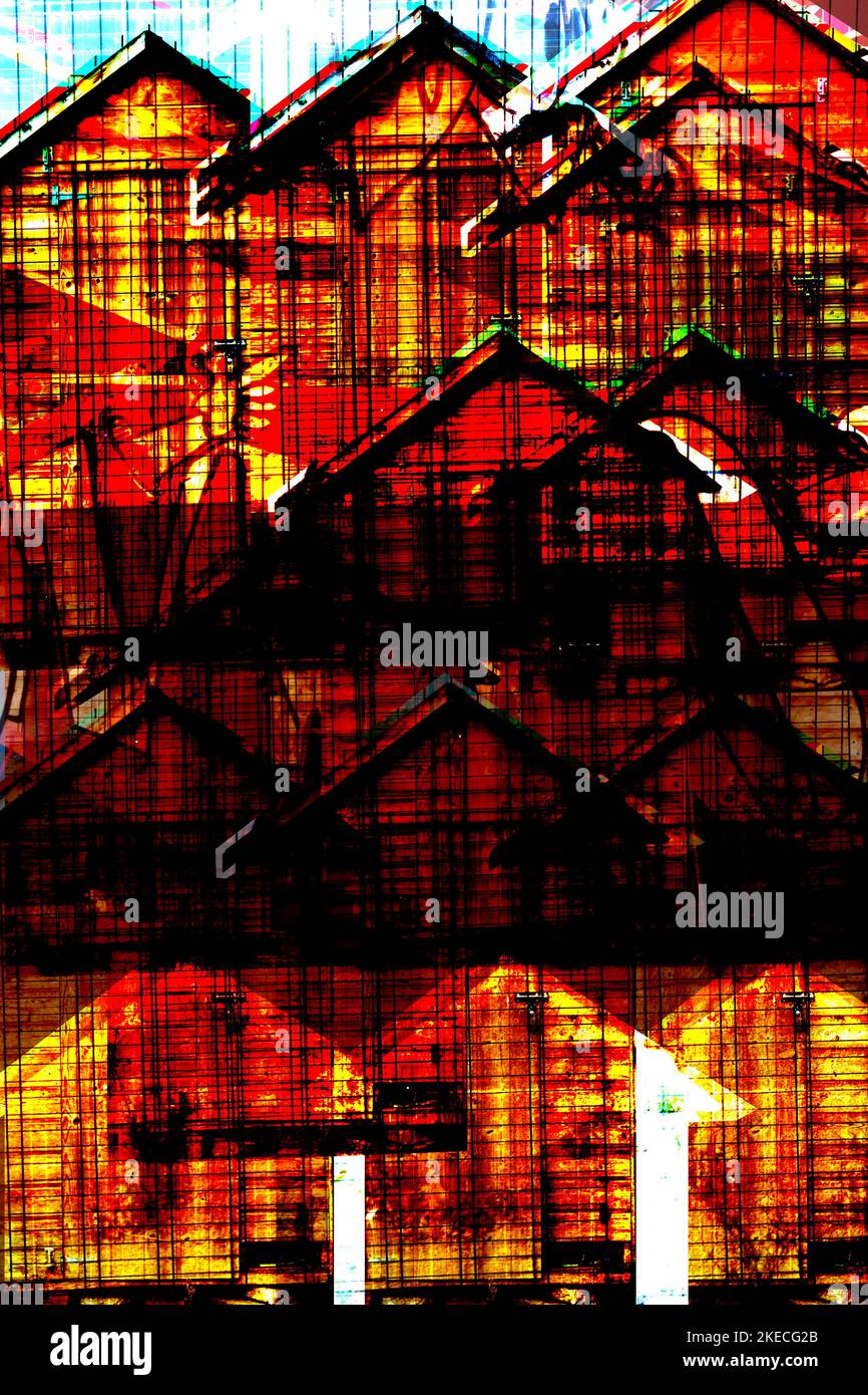 Crowd of houses, many houses Stock Photo - Alamy