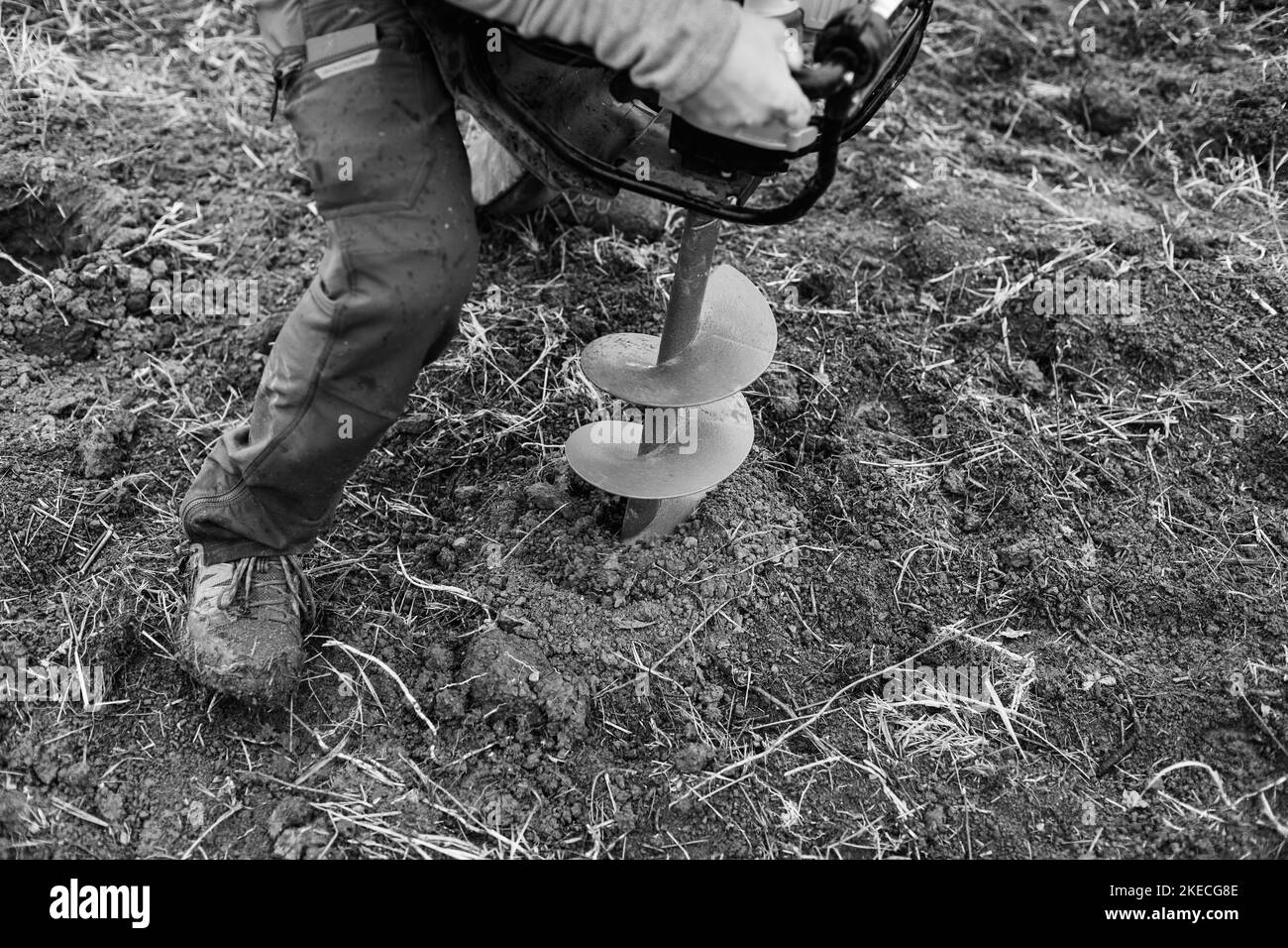 Hand drill Black and White Stock Photos & Images - Alamy