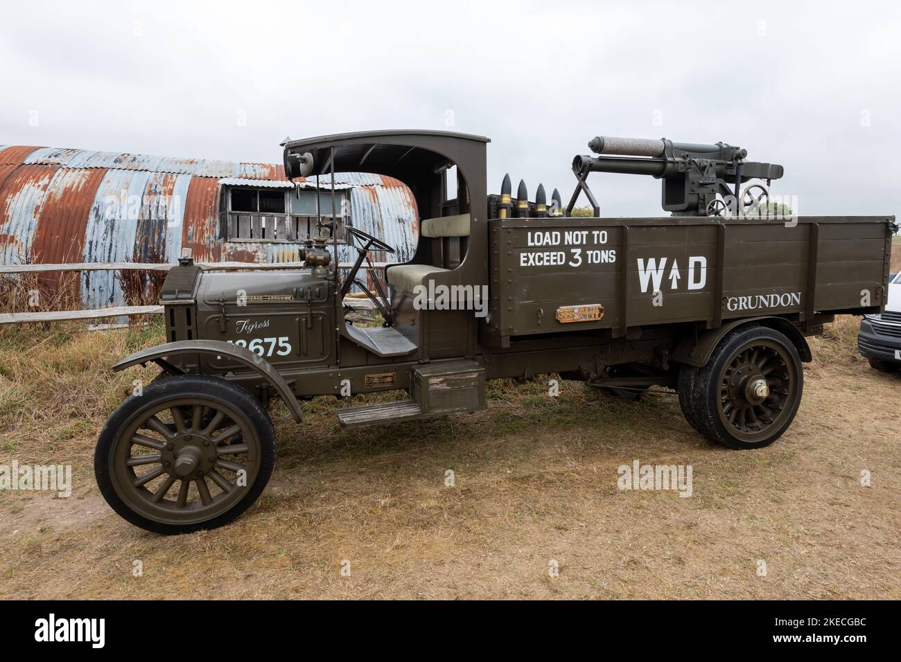 Tarrant Hinton.Dorset.United Kingdom.August 25th 2022.A 1915 Pierce ...