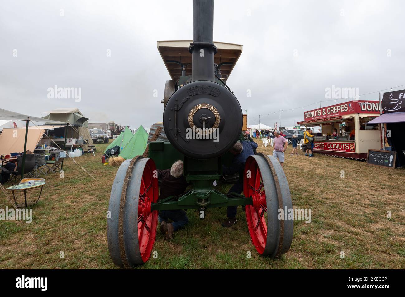 Tarrant Hinton.Dorset.United Kingdom.August 25th 2022.A restored ...