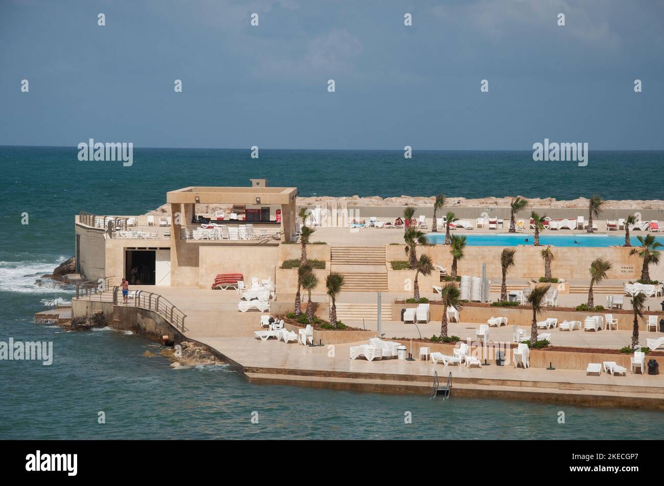 Beach Resort on the Mediterranean, Beirut, Lebanon Stock Photo - Alamy