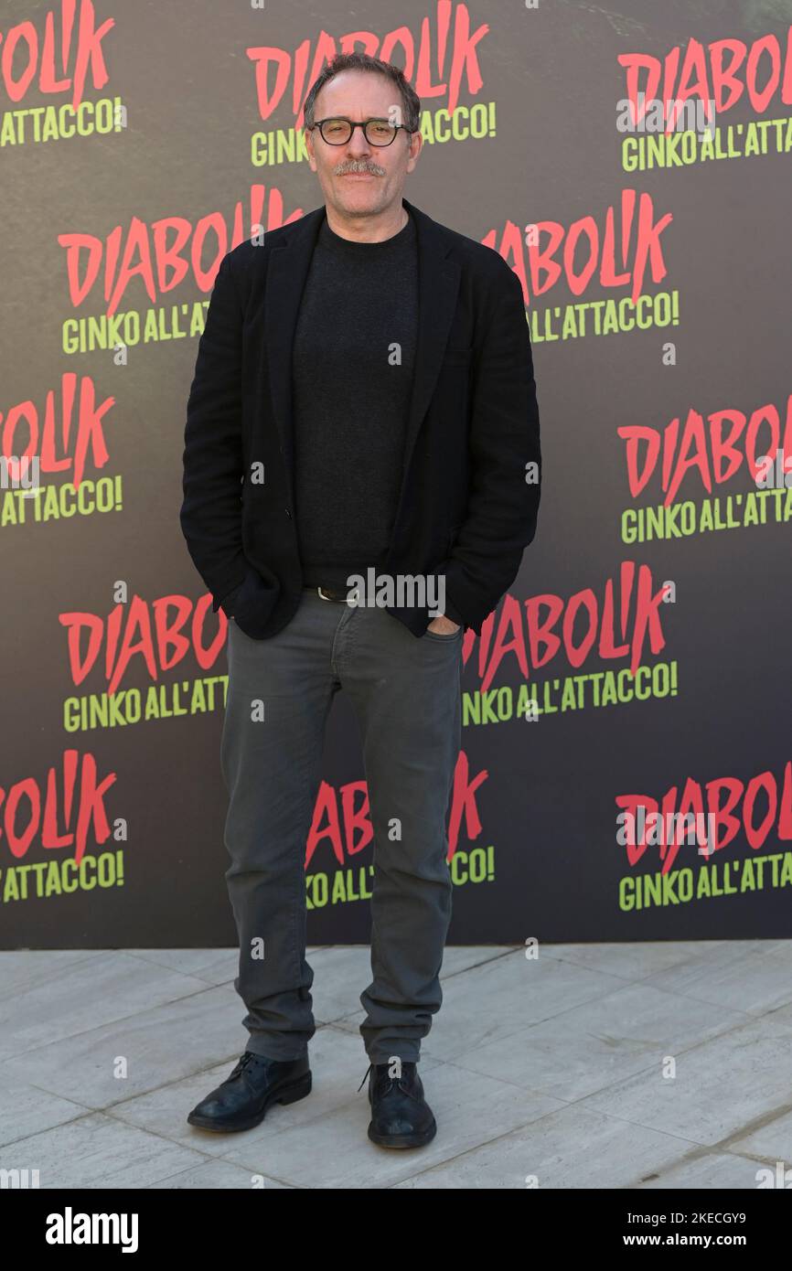 Valerio Mastrandrea attends the photocall of the movie "Diabolik Ginco ...