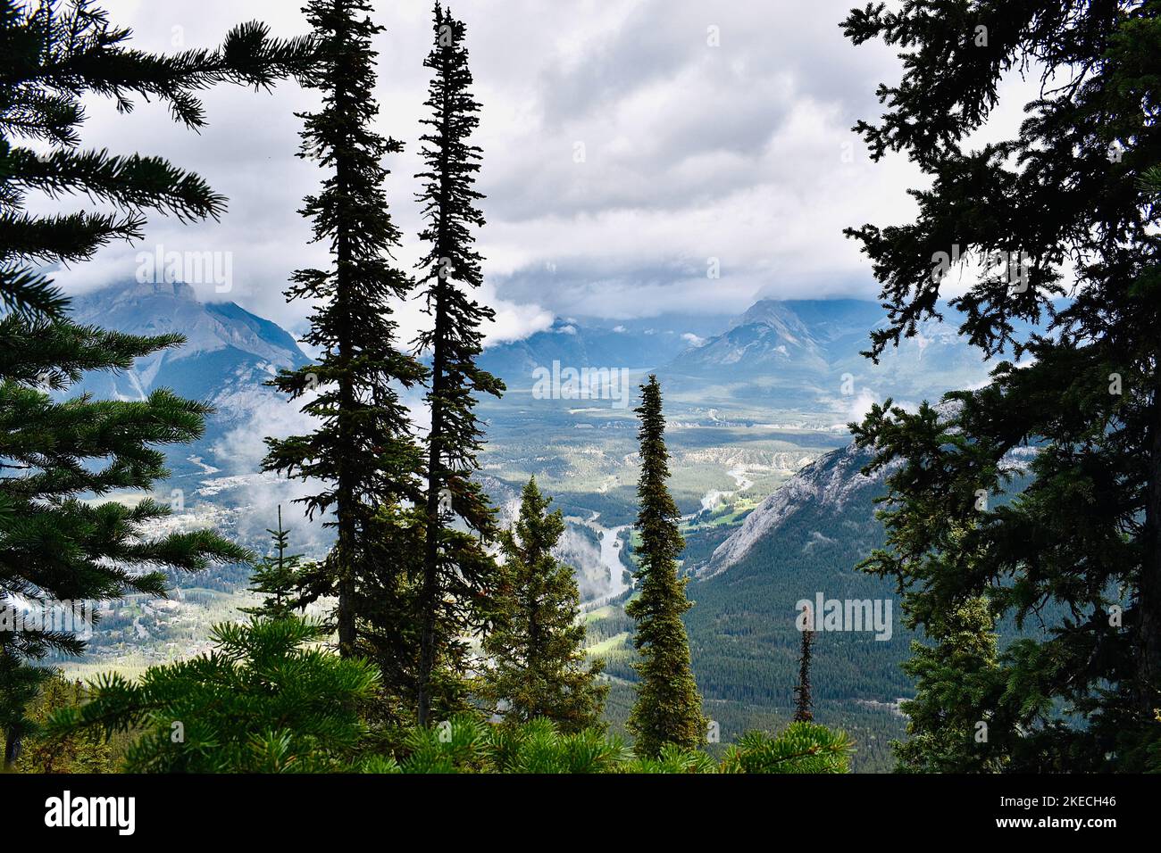 Banff town on a September day (Alberta, Canada Stock Photo - Alamy