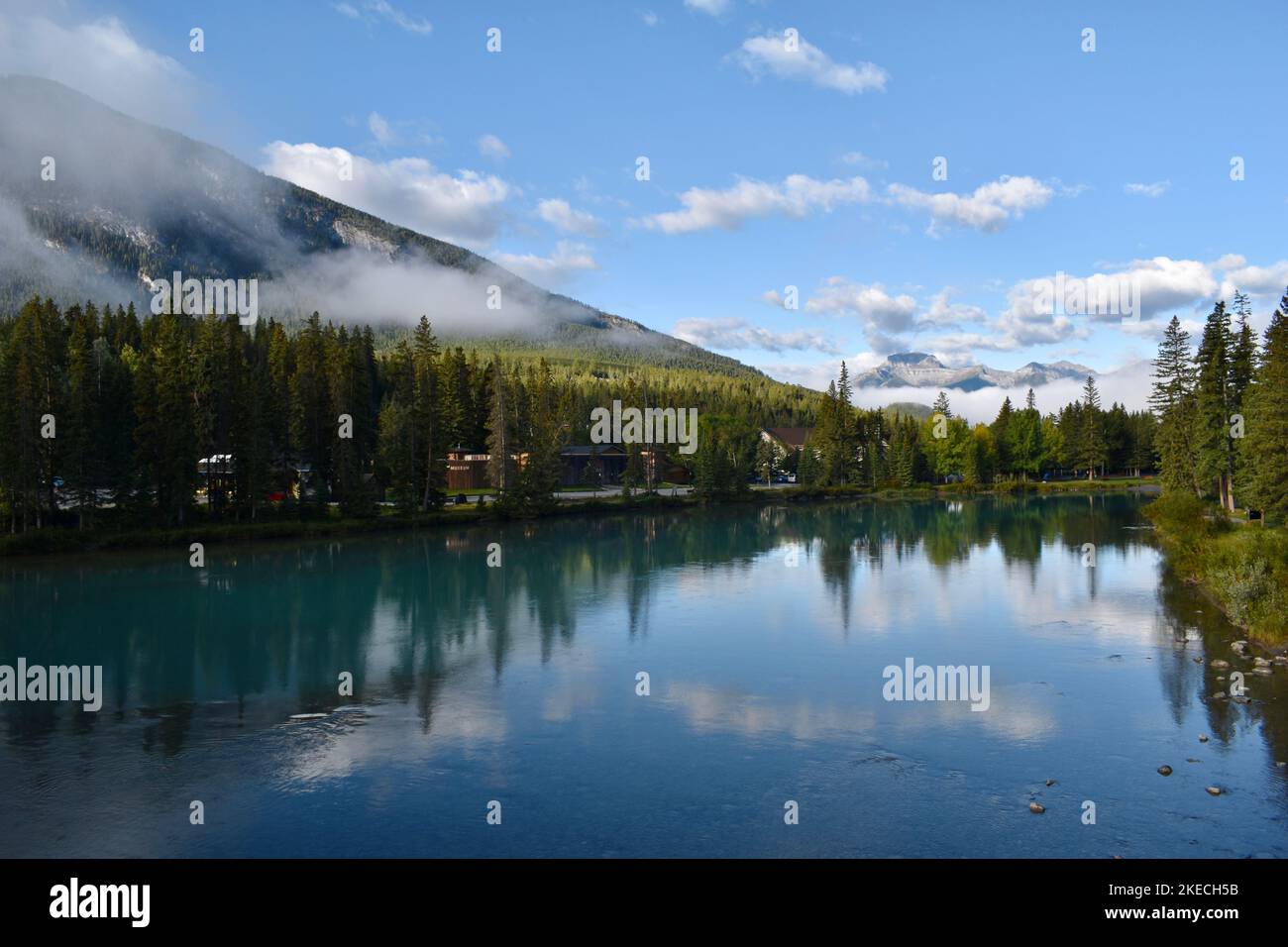 Banff town on a September day (Alberta, Canada Stock Photo - Alamy