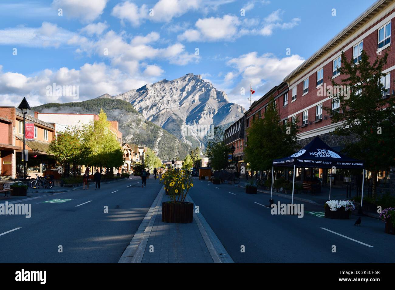 Banff town on a September day (Alberta, Canada Stock Photo - Alamy