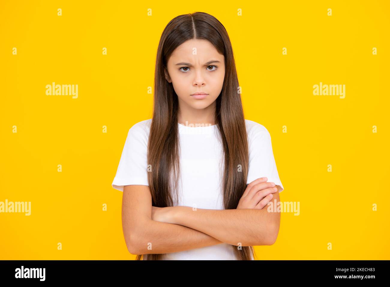 Angry teenage, upset and unhappy negative emotion. Negative emotion of ...