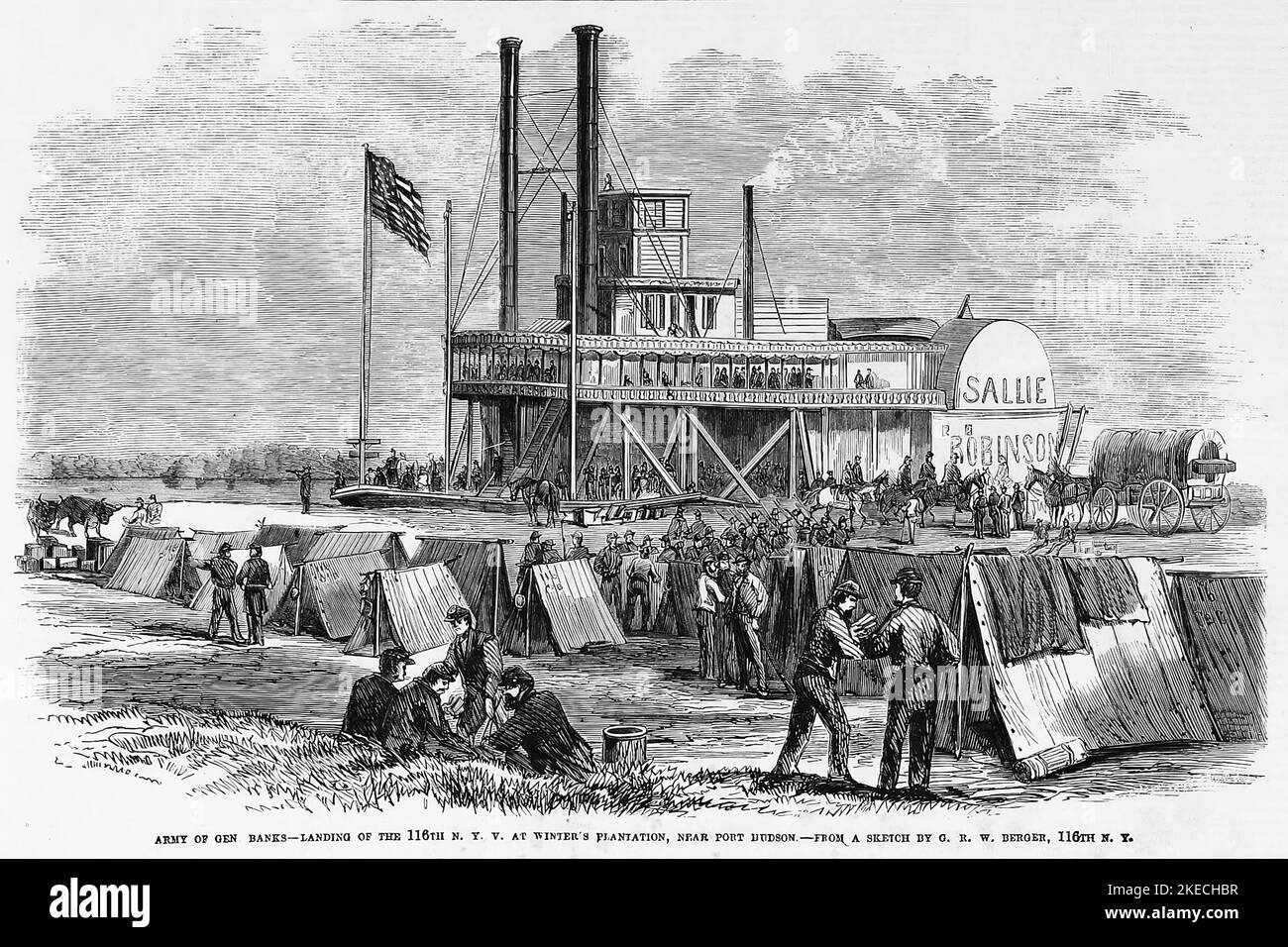 New york port 1800s hi-res stock photography and images - Alamy