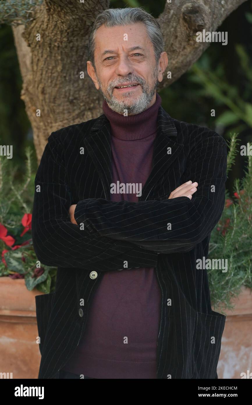 Roberto Pischiutta (Pivio) attends the photocall of the movie "Diabolik ...