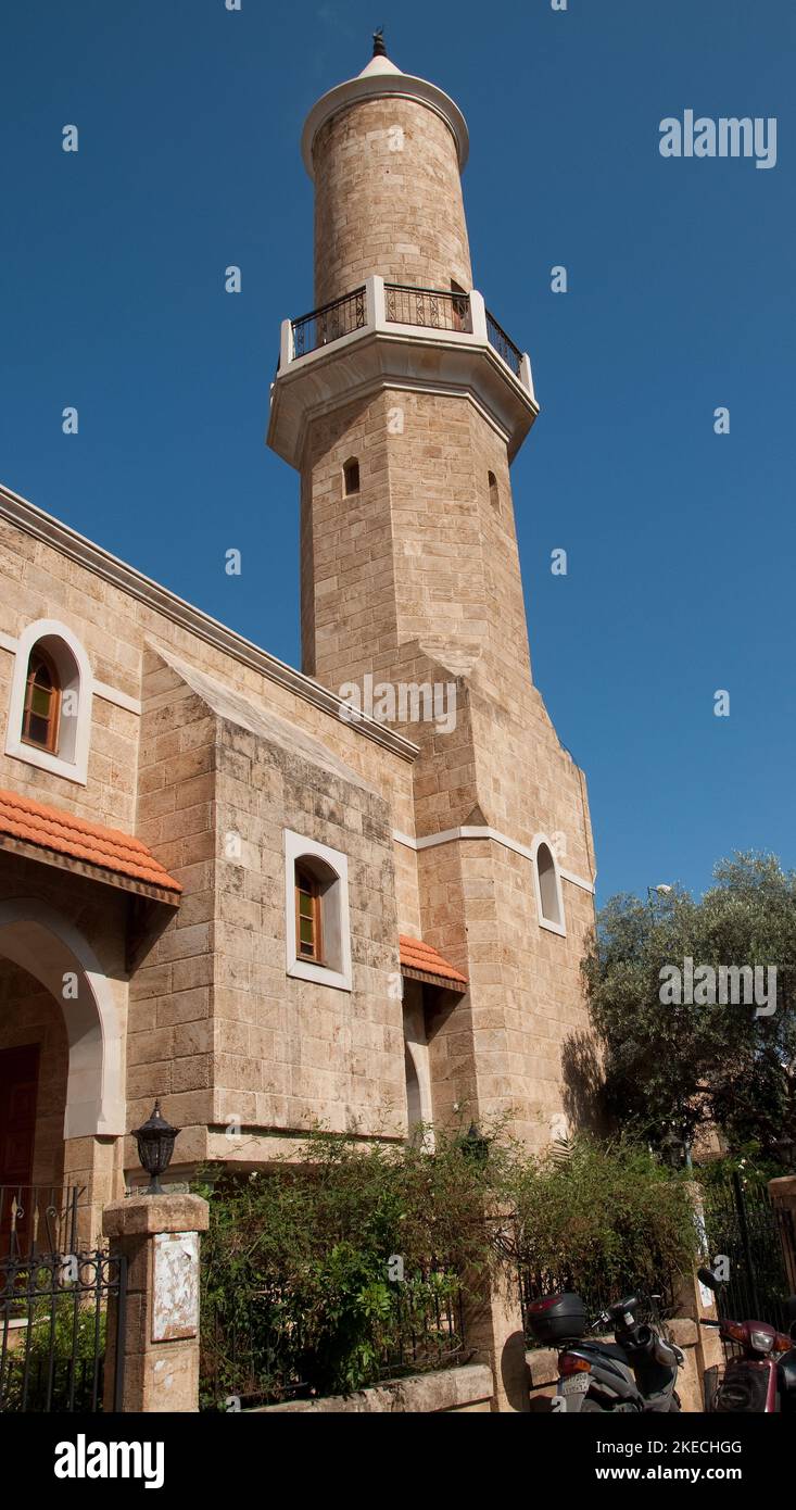 Minaret, Mosque, Sanayeh, Beirut, Lebanon Stock Photo - Alamy