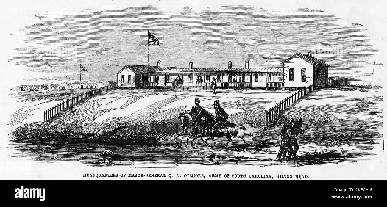 Headquarters of Major General Quincy Adams Gillmore, army of South ...