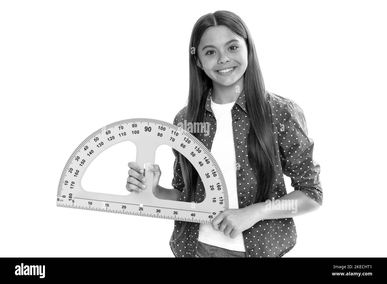 algebra and geometry. kid study math. measure the size. trigonometry ...