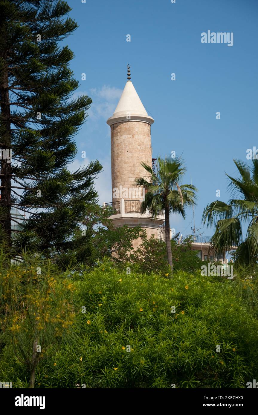 Minaret, Mosque, Sanayeh, Beirut, Lebanon Stock Photo - Alamy