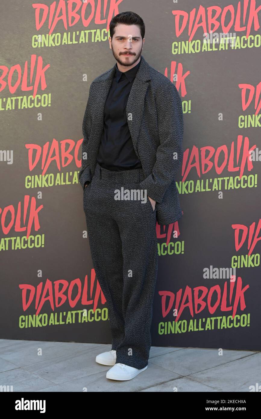 Alessio Lapice attends the photocall of the movie "Diabolik Ginco all ...