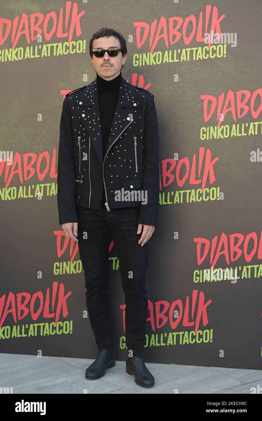 Diodato attends the photocall of the movie "Diabolik Ginco all'attacco ...