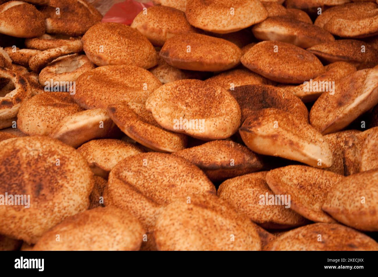 Bread Stall, Tripoli Souk, Tripoli, Lebanon. Large souk with many ...