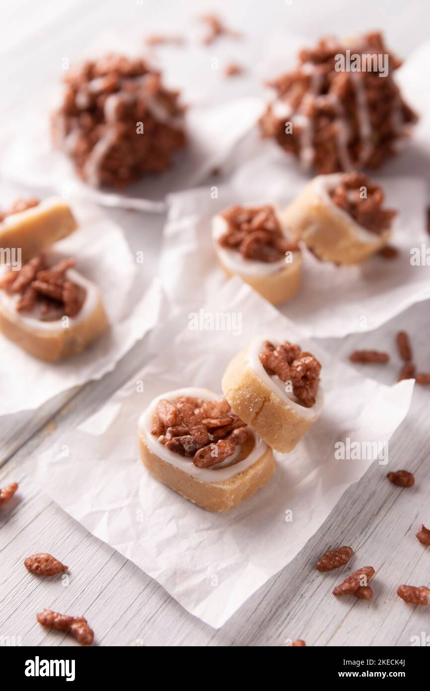 Homemade Mexican sweets, made from sweetened milk, traditionally ...