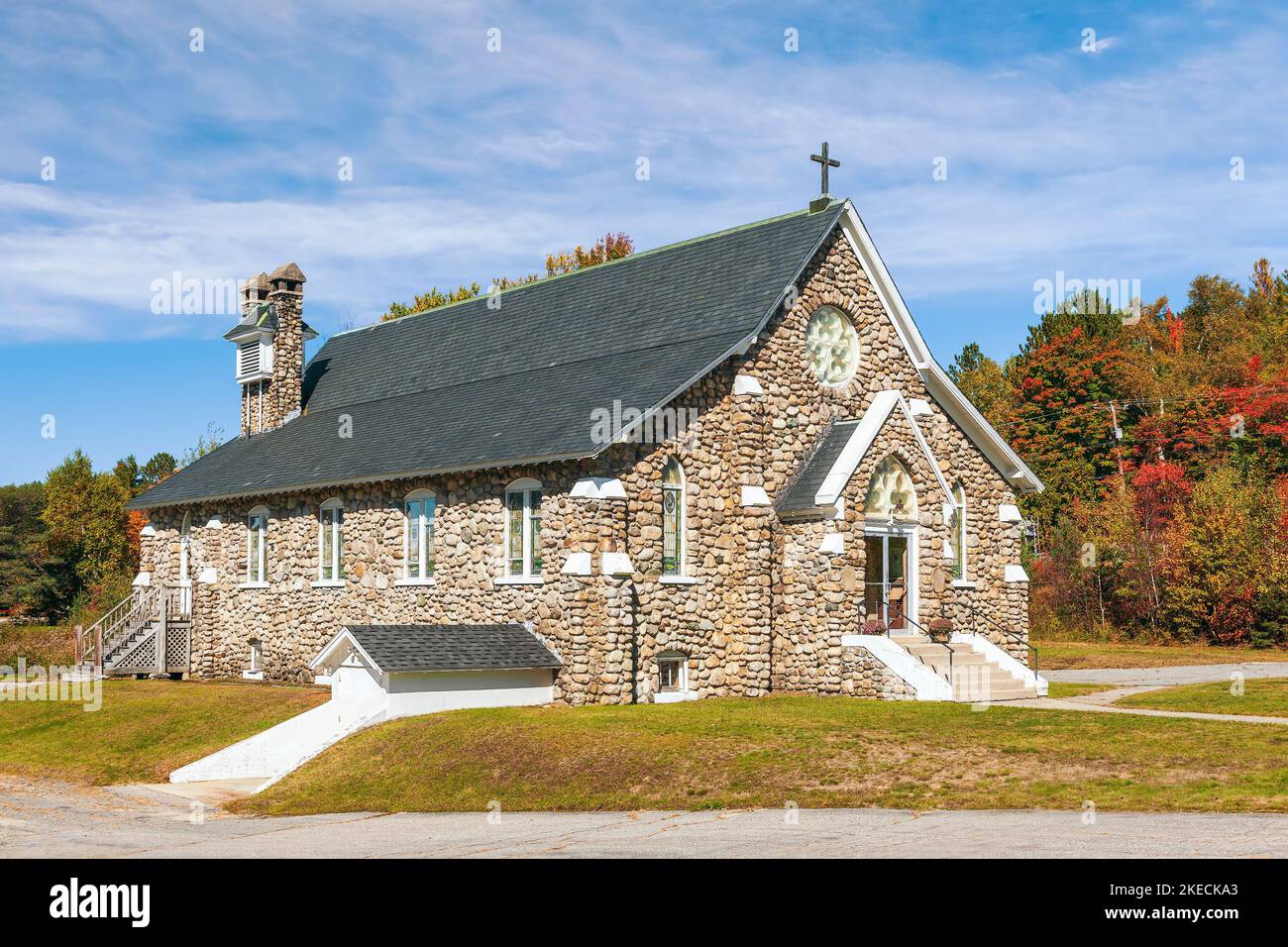 Carroll (Twin Mountain). New Hampshire. USA - October 03, 2022 - St ...