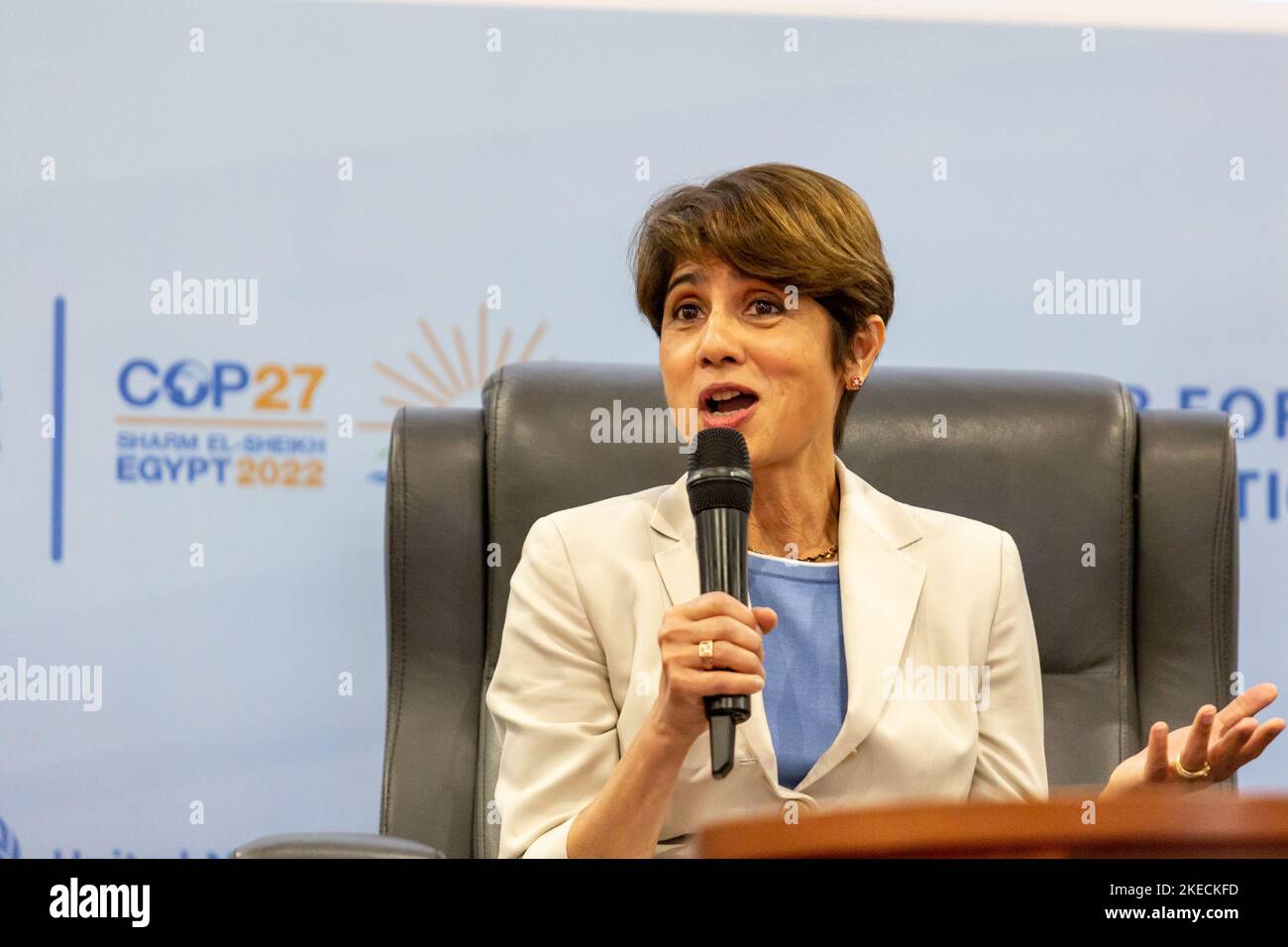 Sharm El Sheikh, Egypt. 11th Nov 2022. Pratima Rangarajan - CEO of OGCI ...