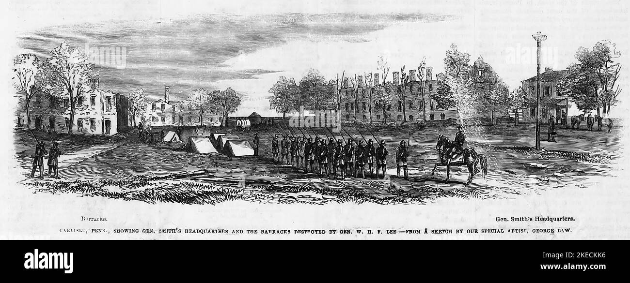 Carlisle, Pennsylvania, showing General William Farrar Smith's ...