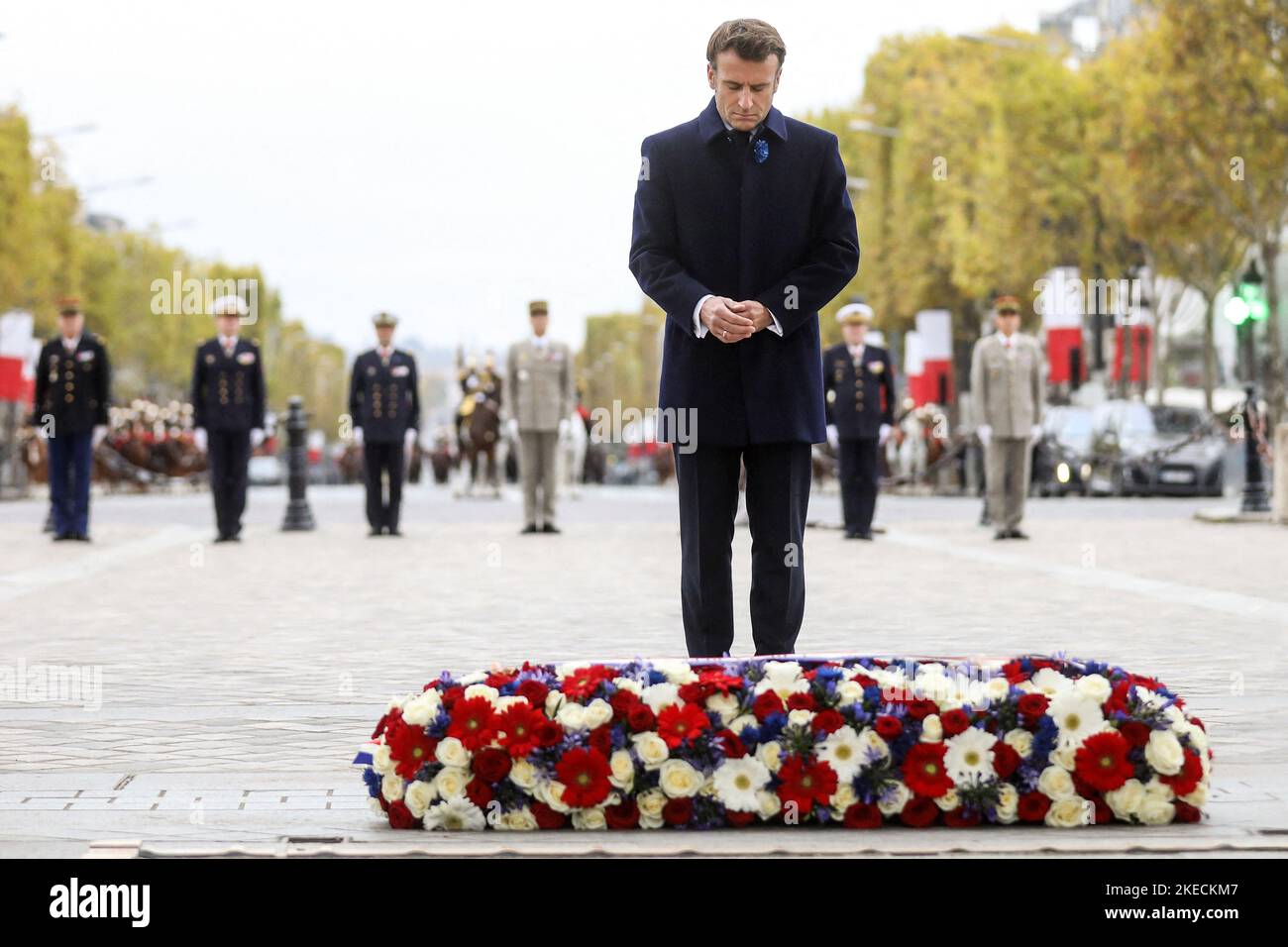 Paris, France. 11th Nov 2022. French President during the ...