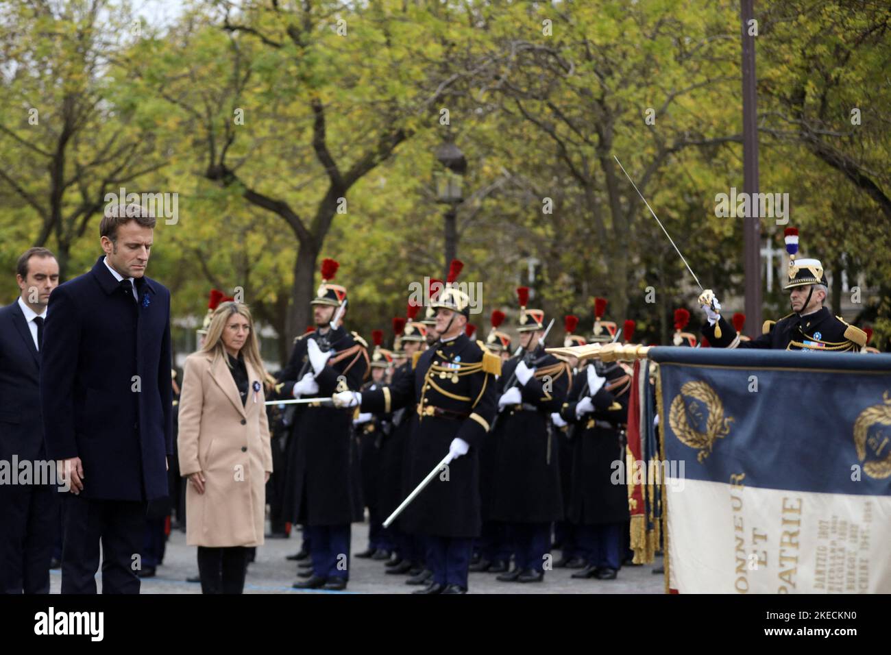 Paris, France. 11th Nov 2022. French President during the ...