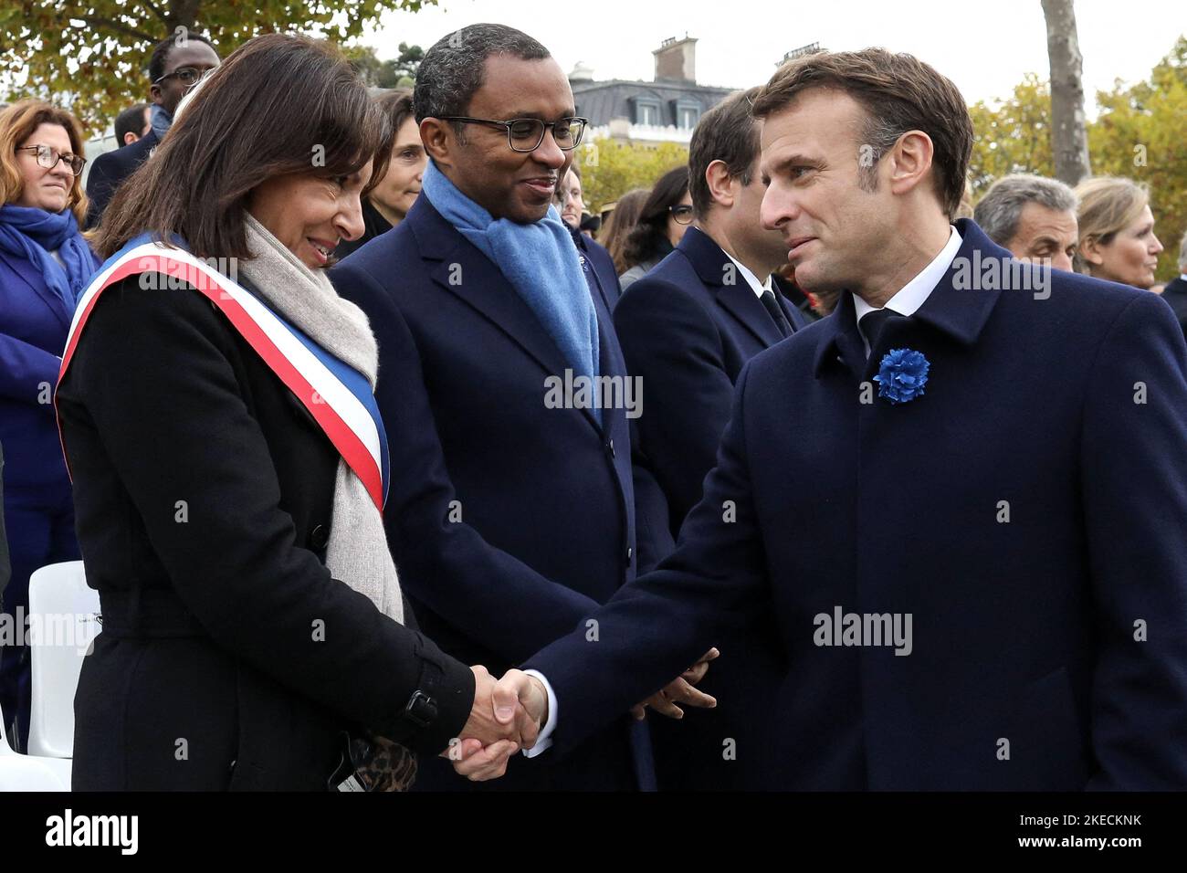 Paris, France. 11th Nov 2022. French President during the ...