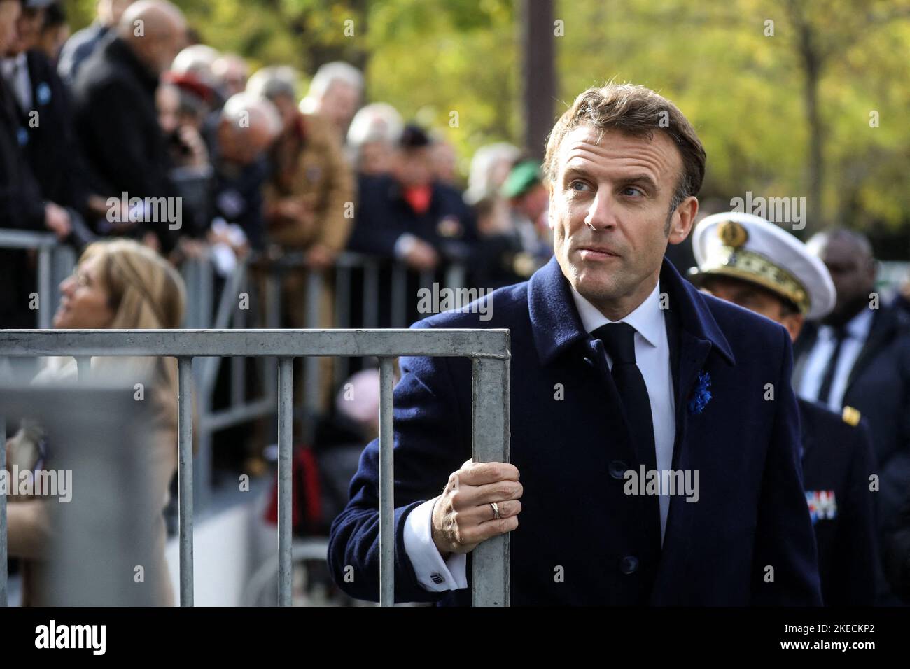 Paris, France. 11th Nov 2022. French President during the ...
