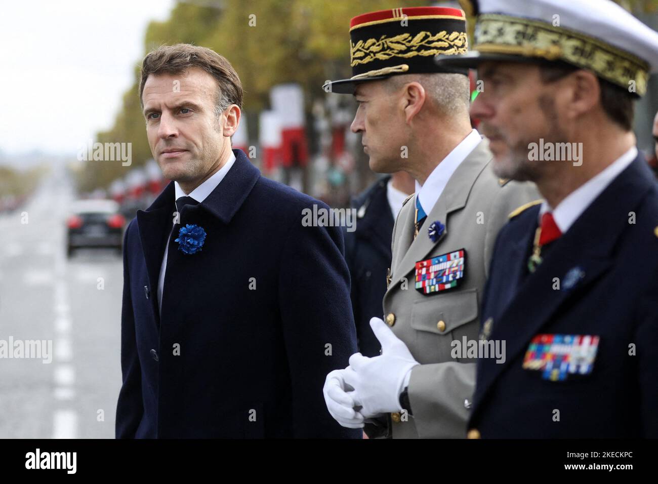 Paris, France. 11th Nov 2022. French President during the ...