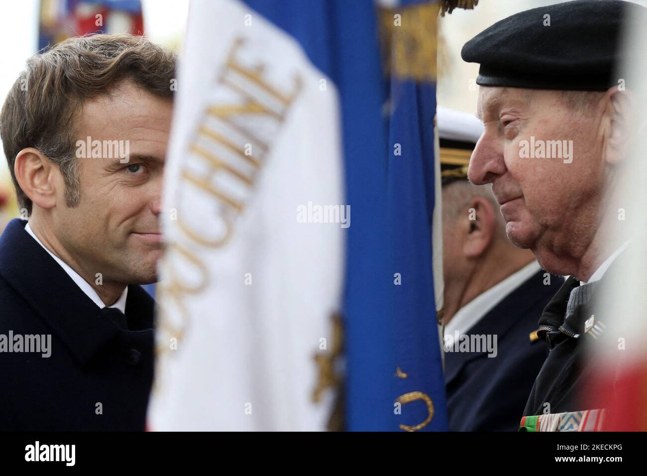 Paris, France. 11th Nov 2022. French President during the ...