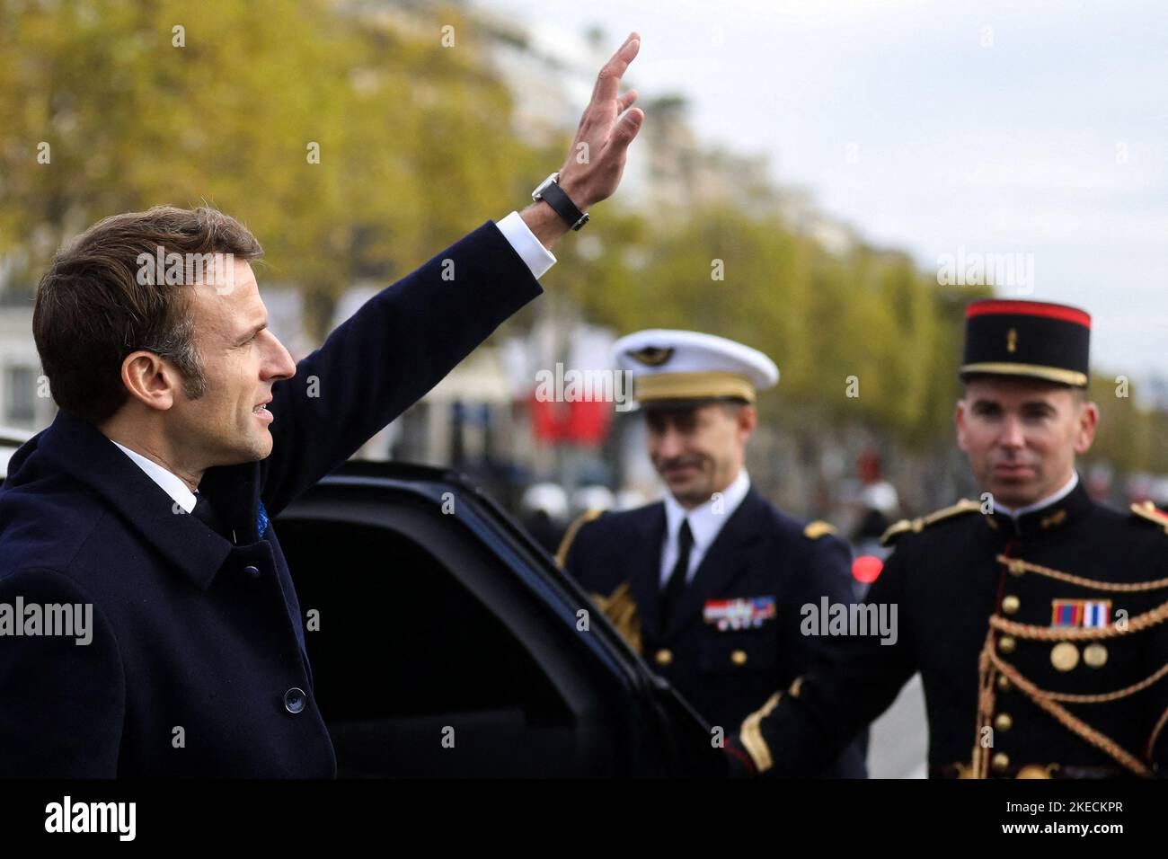 Paris, France. 11th Nov 2022. French President during the ...