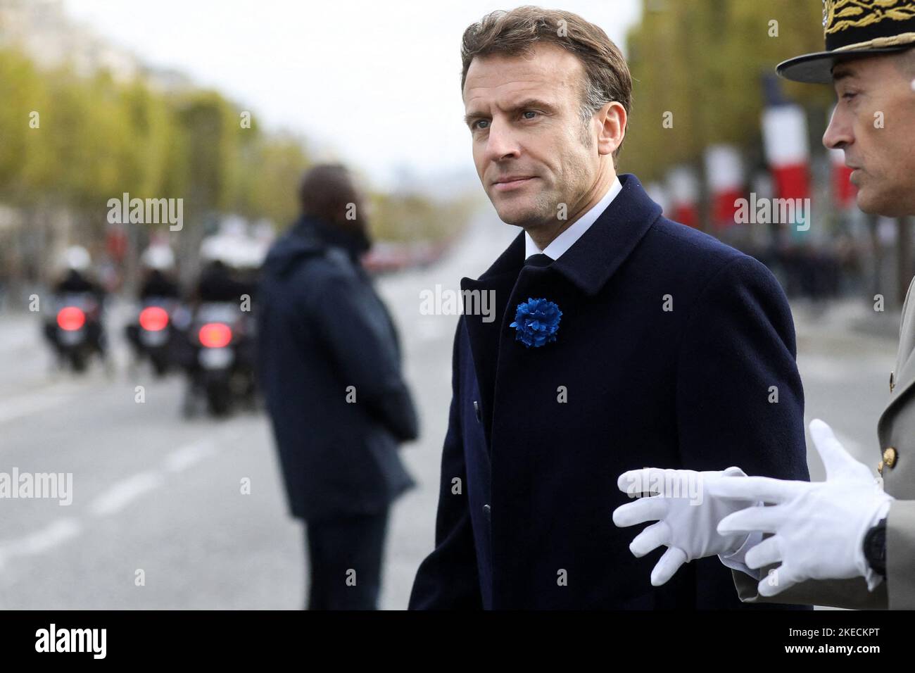 Paris, France. 11th Nov 2022. French President during the ...