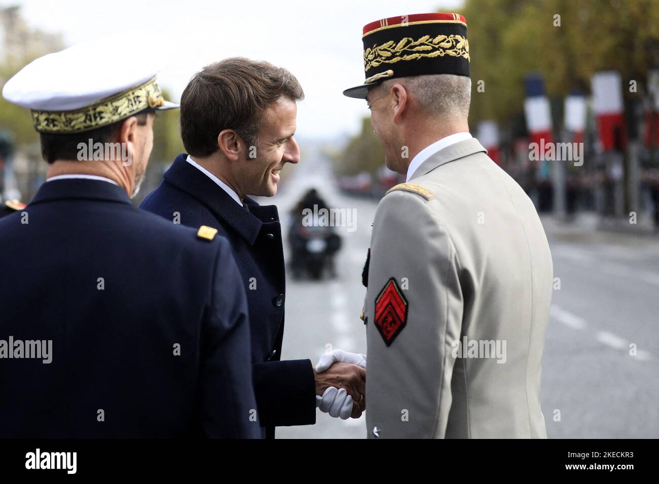 Paris, France. 11th Nov 2022. French President during the ...