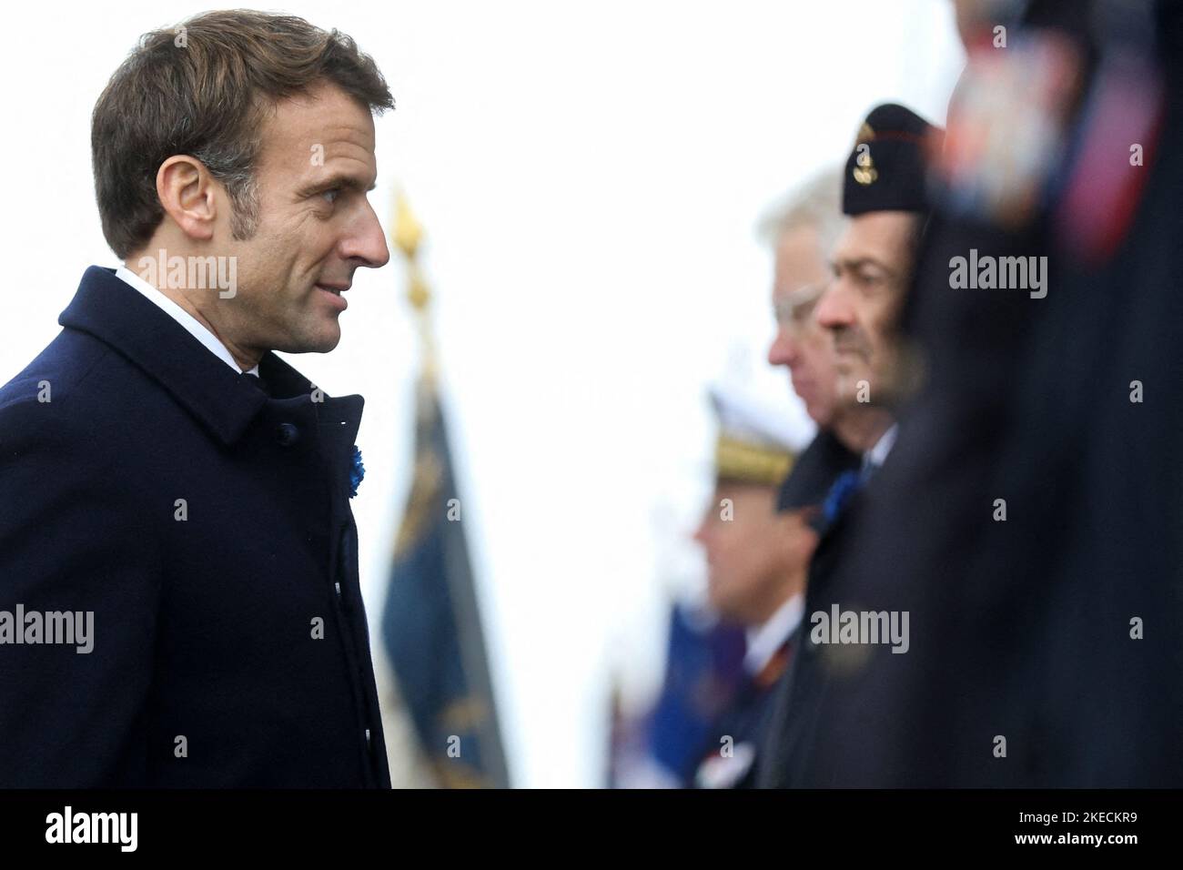 Paris, France. 11th Nov 2022. French President during the ...