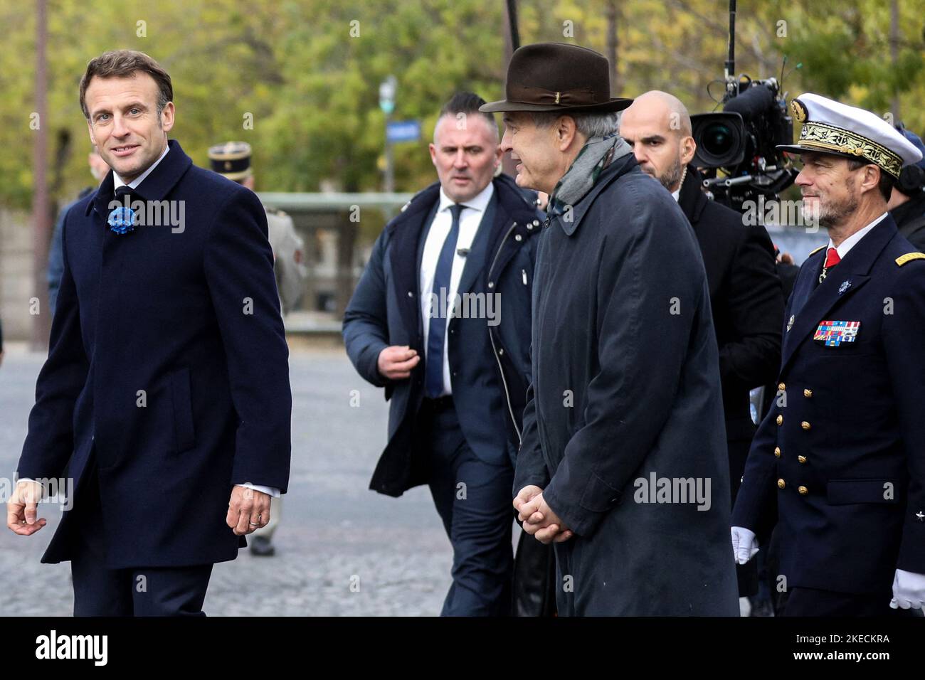 Paris, France. 11th Nov 2022. French President during the ...