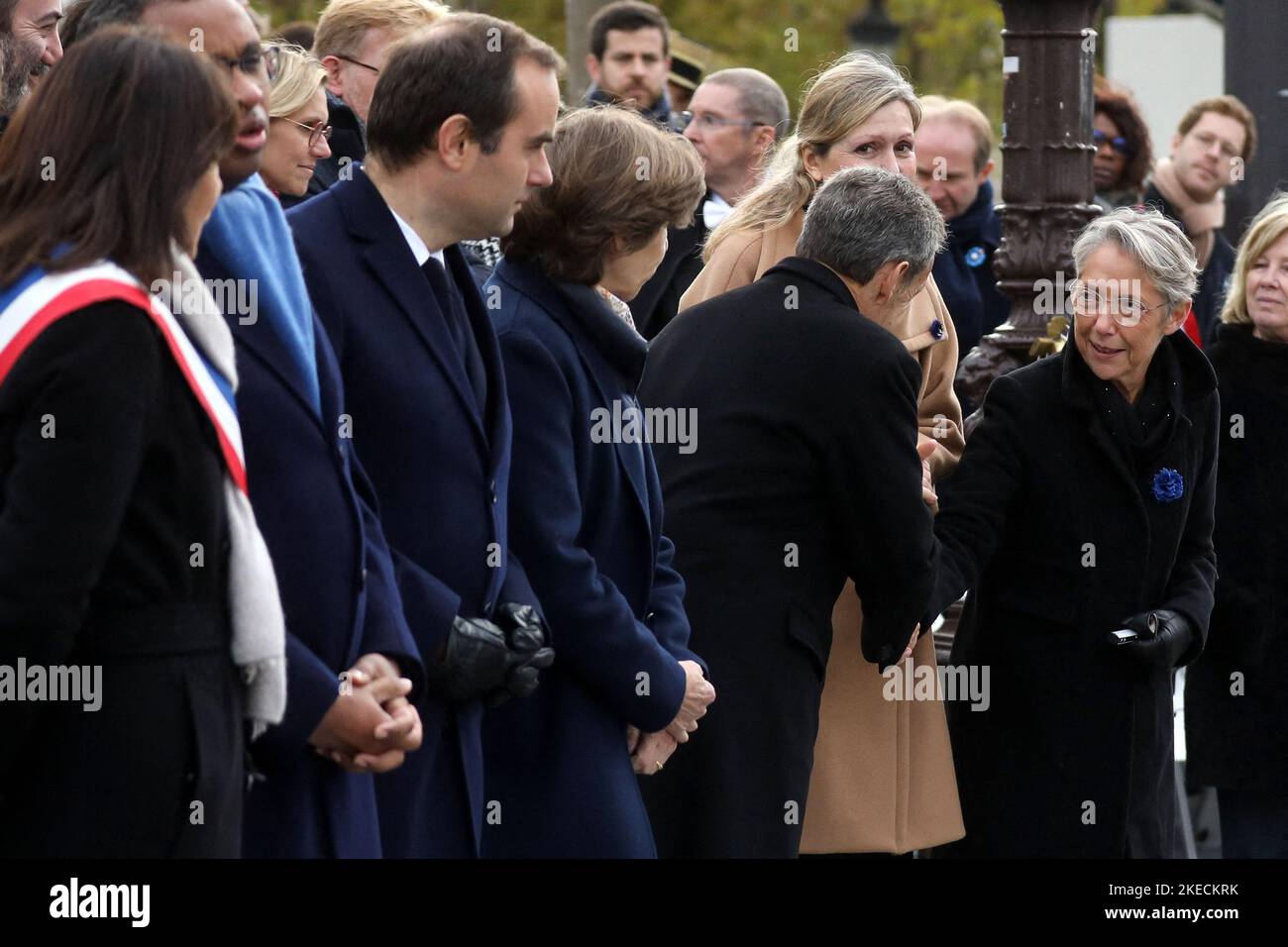 Paris, France. 11th Nov 2022. French President during the ...