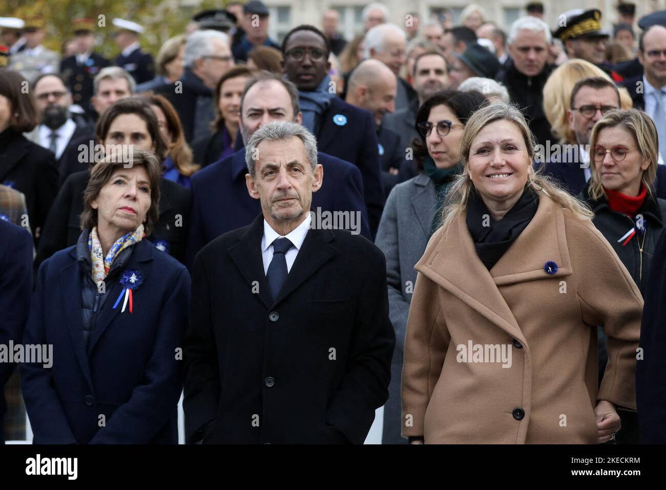 Paris, France. 11th Nov 2022. French President during the ...