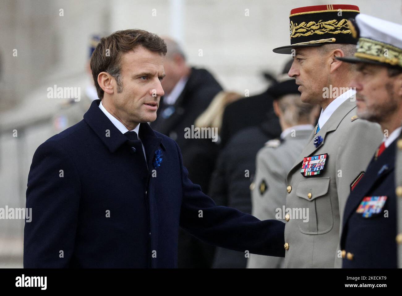 Paris, France. 11th Nov 2022. French President during the ...