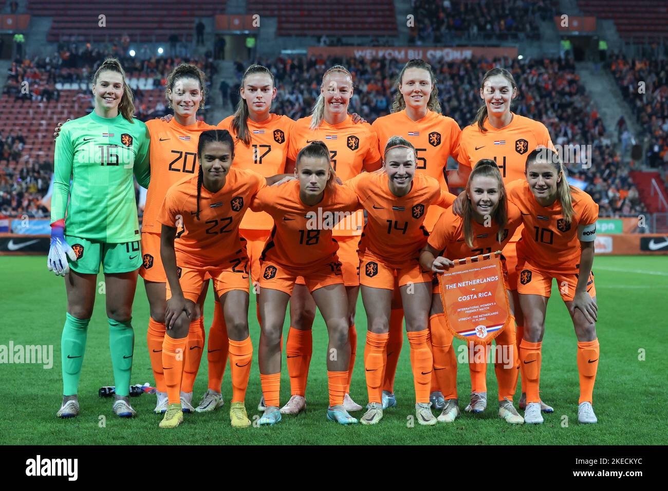 UTRECHT , 11-11-2022 , Galgenwaard stadium , Friendly match ...