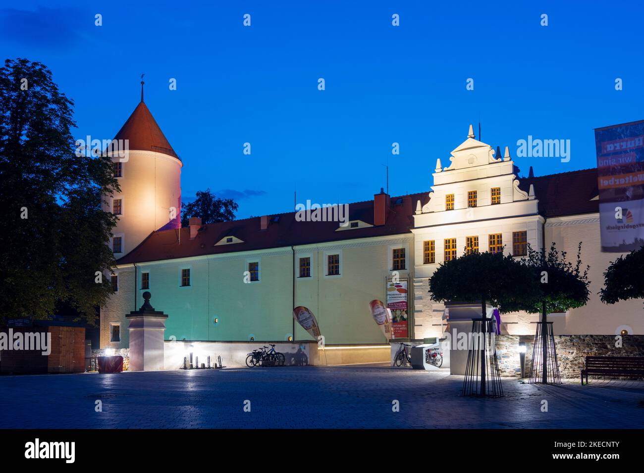 Freiberg, Schloss Freudenstein Castle in Sachsen, Saxony, Germany Stock ...