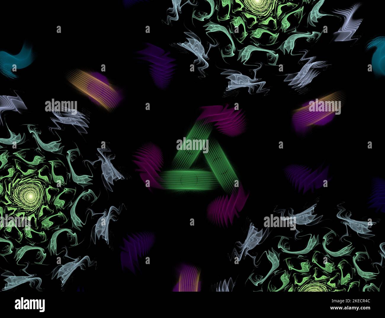 Imaginatory lush fractal texture image abstract background Stock Photo ...