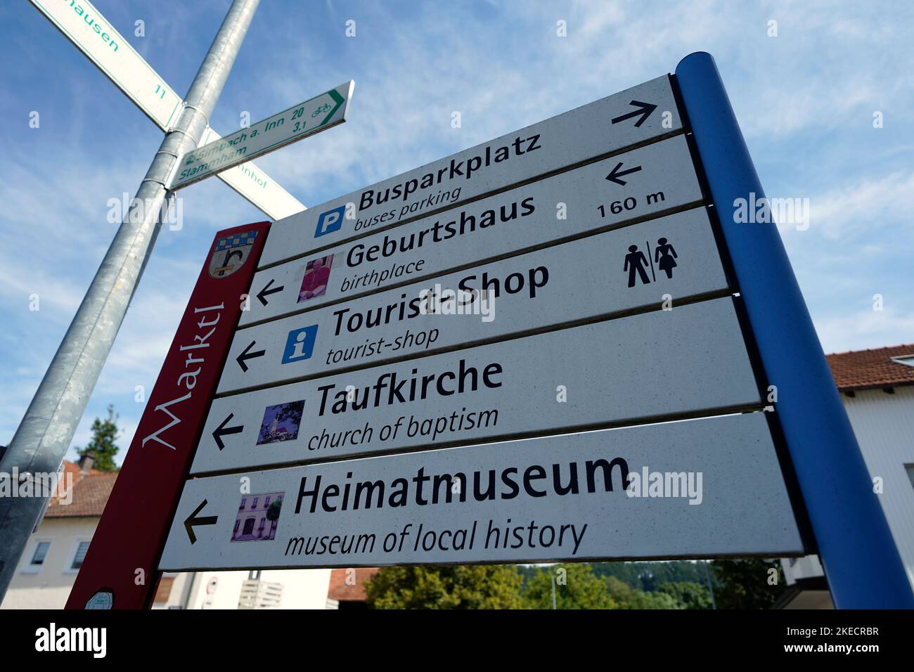 Germany, Bavaria, Upper Bavaria, Altötting county, Marktl am Inn ...