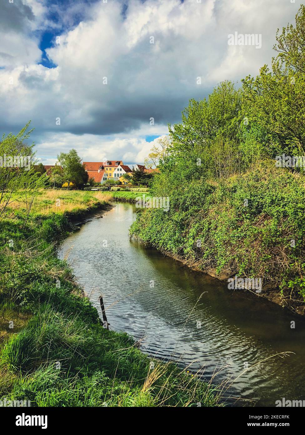 Apenrade, city, house, nature, river, water, Denmark Stock Photo - Alamy