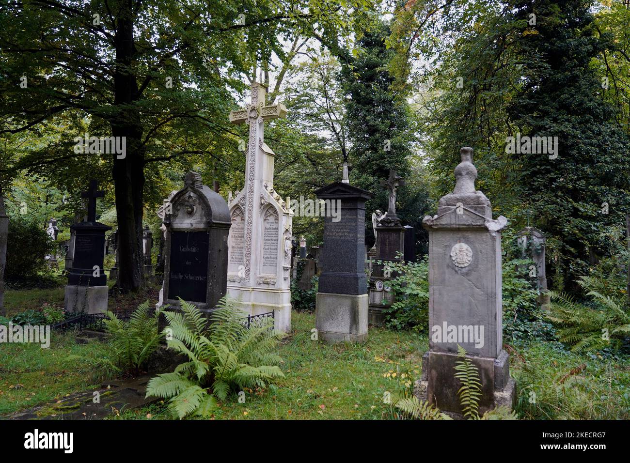Germany, Bavaria, Munich, Alter Südfriedhof, famous, centuries old ...