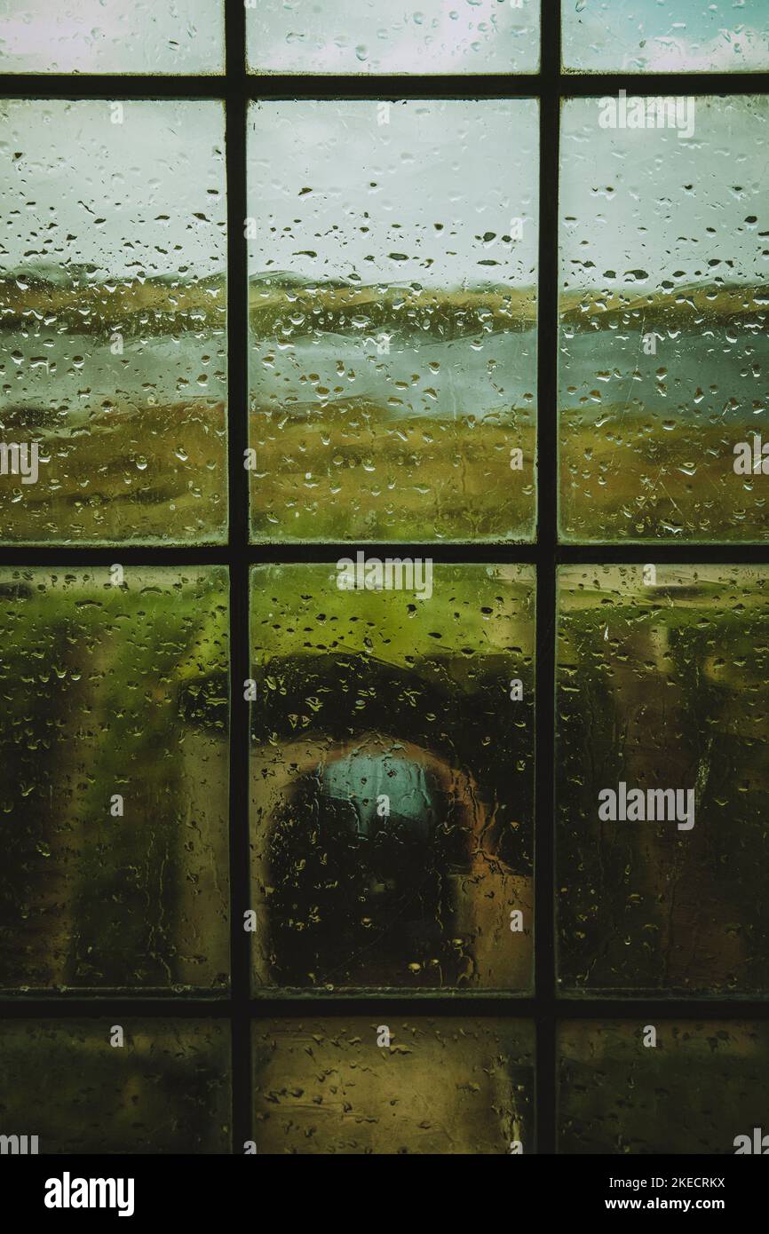 Window, Rain, Spottrup, Castle, Jutland, Architecture, Middle Ages ...